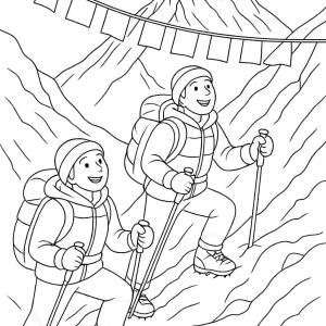 30 Everest Coloring Pages - Free Coloring Pages for Kids - ColorFun.art