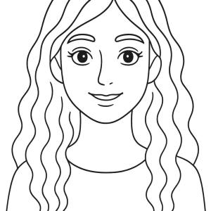 30 Coloriages De Visages De Femmes - Coloriages Gratuits pour Enfants ...