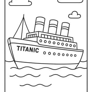30 Disegni Da Colorare Del Titanic - Disegni da Colorare Gratuiti per ...