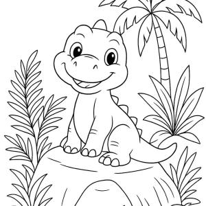 30 Planșe De Colorat Cu Dinozauri - Desene de colorat gratuite pentru ...