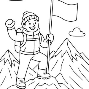 30 Everest Coloring Pages - Free Coloring Pages for Kids - ColorFun.art