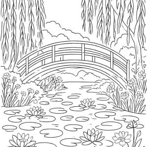 30 Coloring Pages Inspired By Claude Monet - Free Coloring Pages for ...